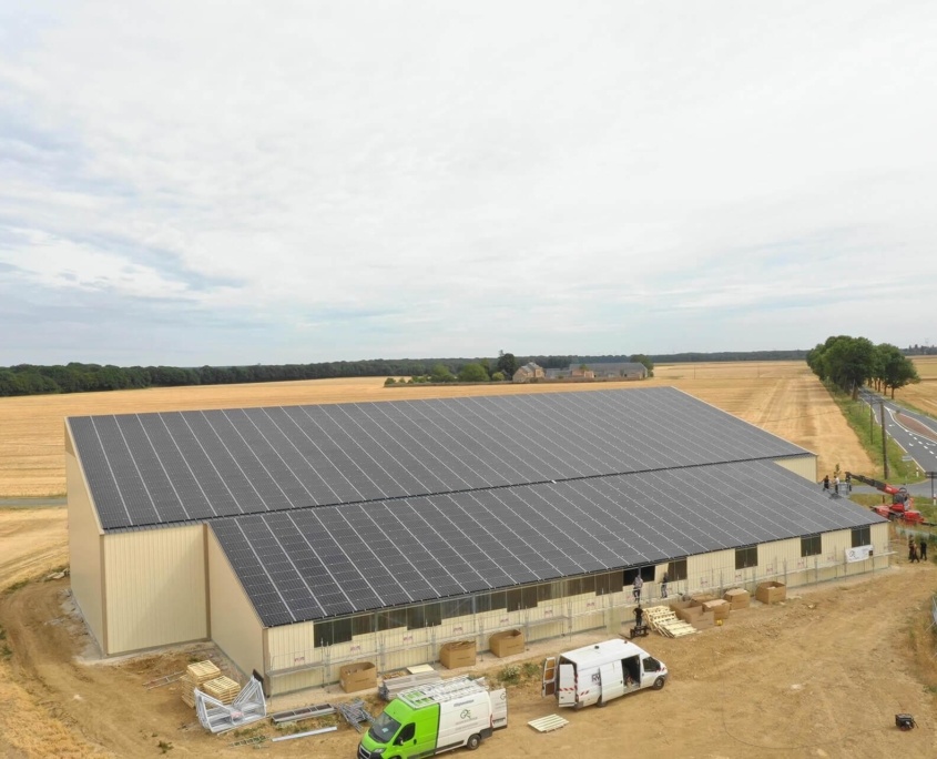 Hangar photovoltaïque | Groupe Roy Énergie