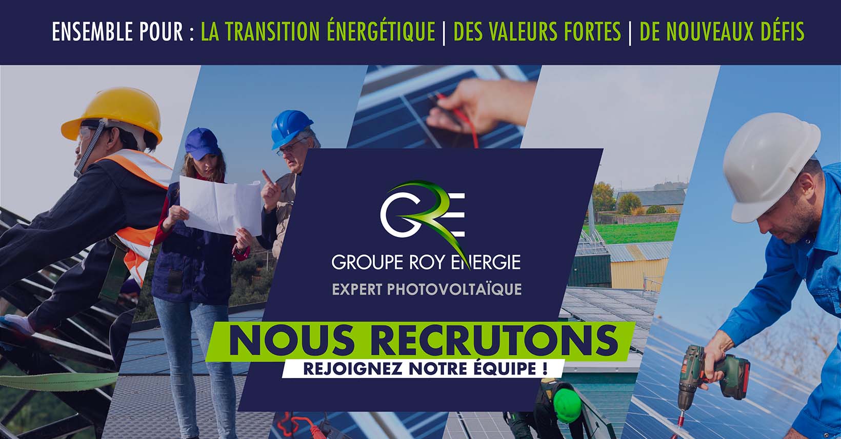 Recrutement photovoltaïque | Groupe Roy Énergie